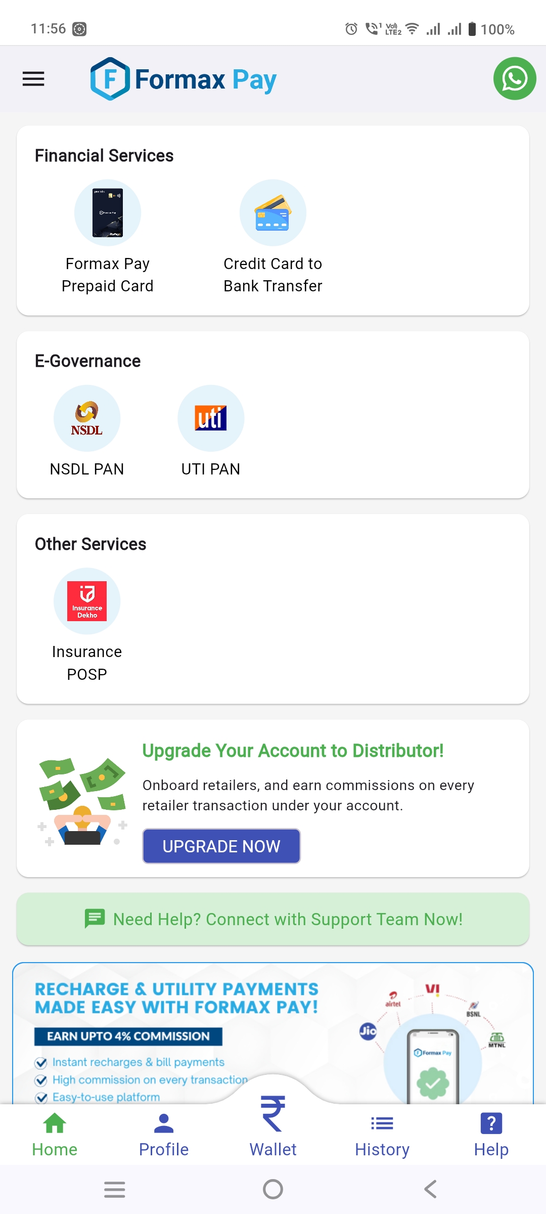 Formax Pay App Download – Recharge, Bill Pay, PAN card agent, Insurance ...